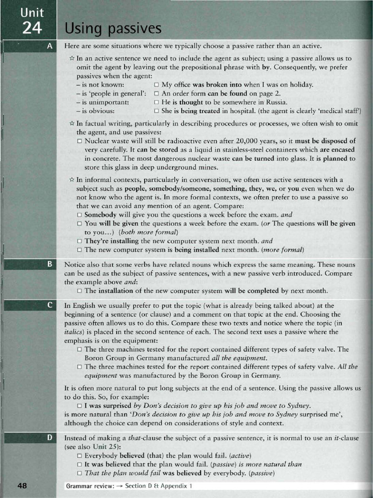 Grammar Passive Sentences 2 | PDF