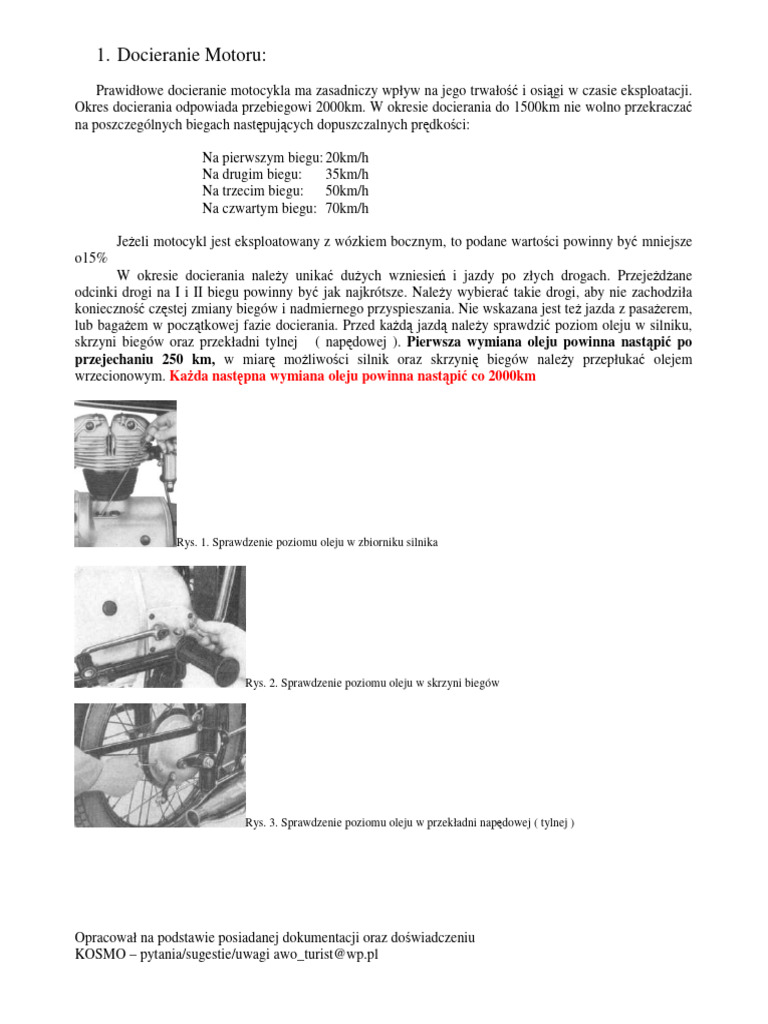 Eksploatacja - Simson - Awo | PDF