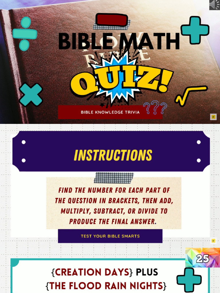 Bible Math | PDF
