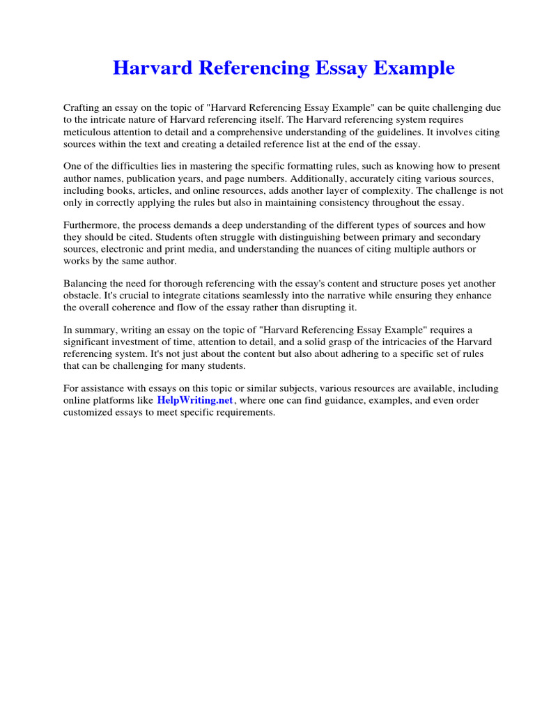 Harvard Referencing Essay Example | PDF | Planets | Encryption Harvard Referencing Essay Example | PDF | Planets | Encryption