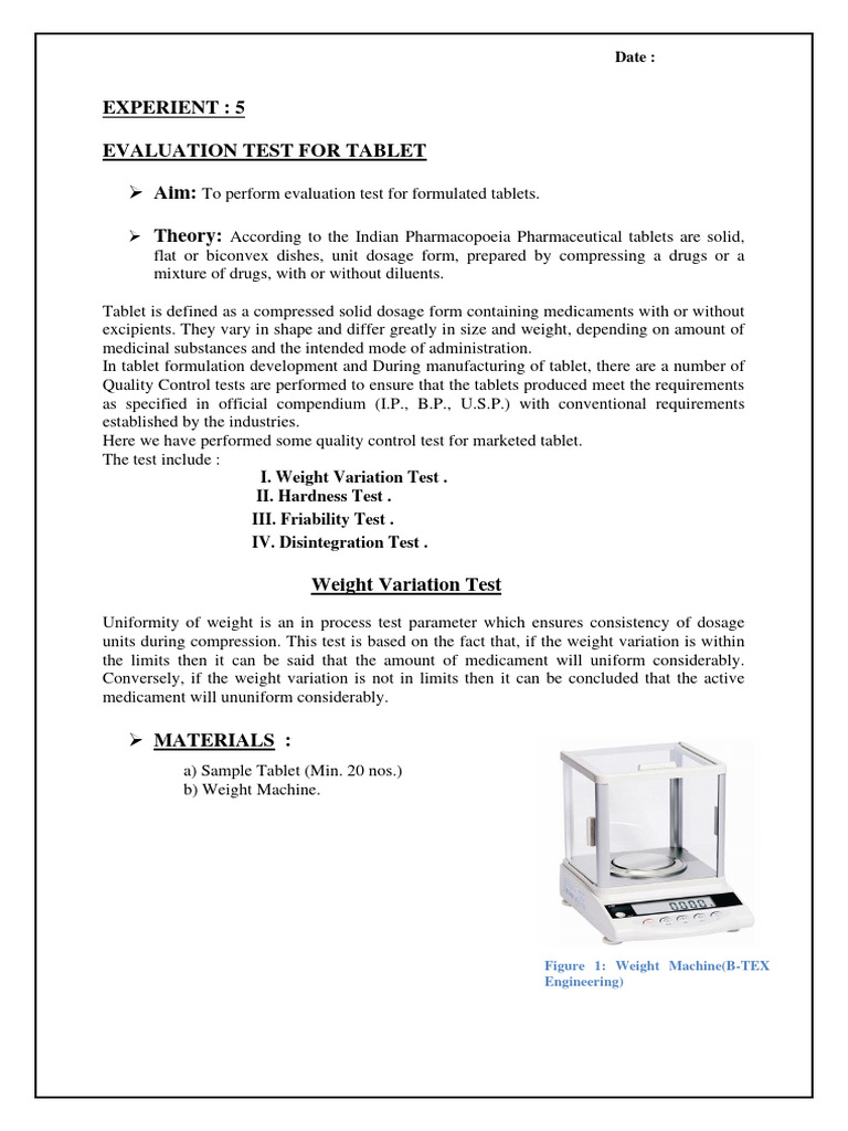 PRACTICAL FINAL 5-8 | PDF | Tablet (Pharmacy) | Spectrophotometry