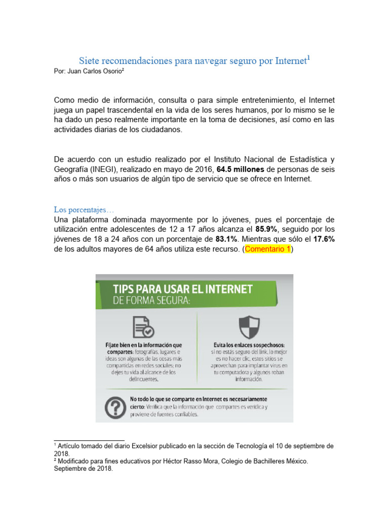 TIC2 EVAREC Insumo1 | PDF | Internet | Malware