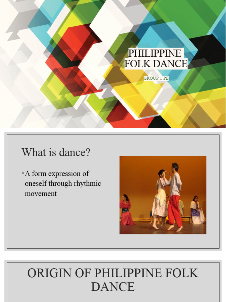 Philippine Folk Dance | PDF | Dances | Philippines
