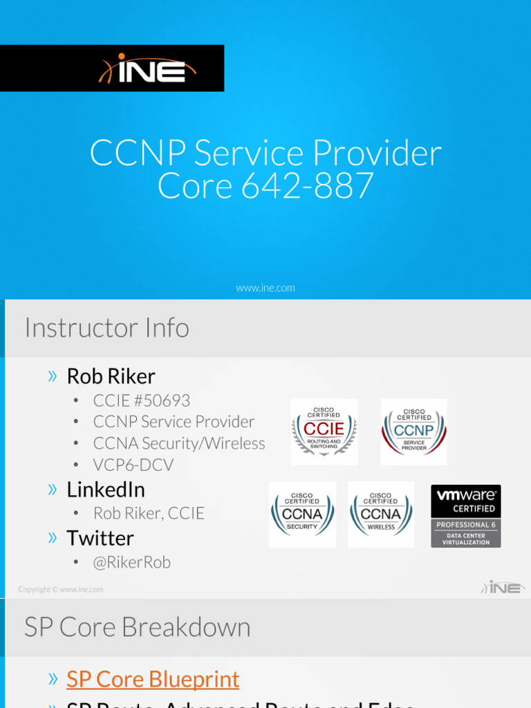 CCNP Service Provider Core | PDF CCNP Service Provider Core | PDF