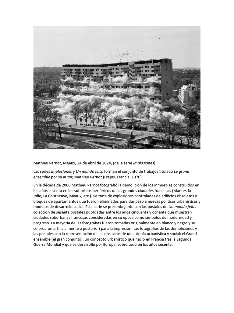 Implosiones: Utopía Urbana en Fotos | PDF