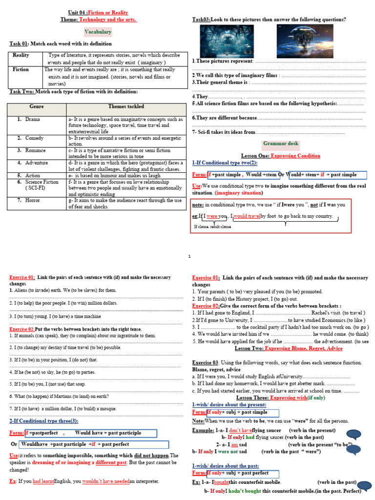 All Handouts of Science Fiction .Nouara | PDF | Science Fiction | Novels