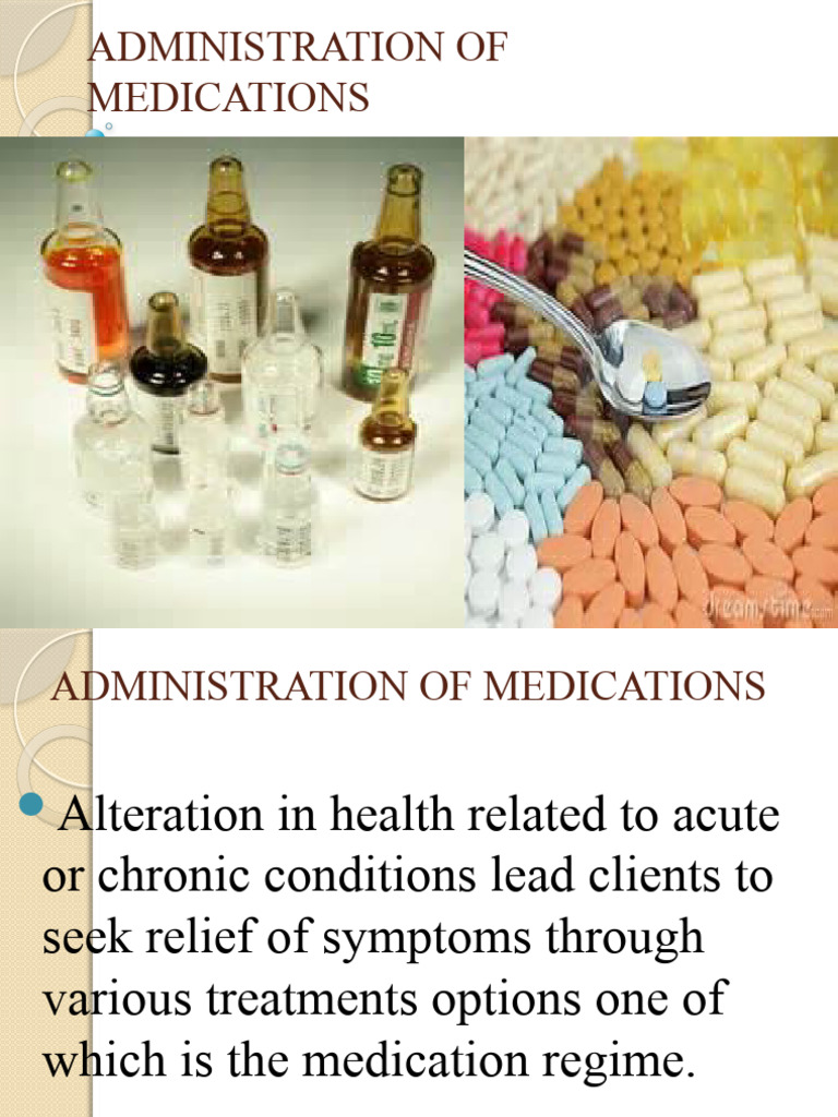 Medication Administration Guide | PDF | Intravenous Therapy | Topical ...