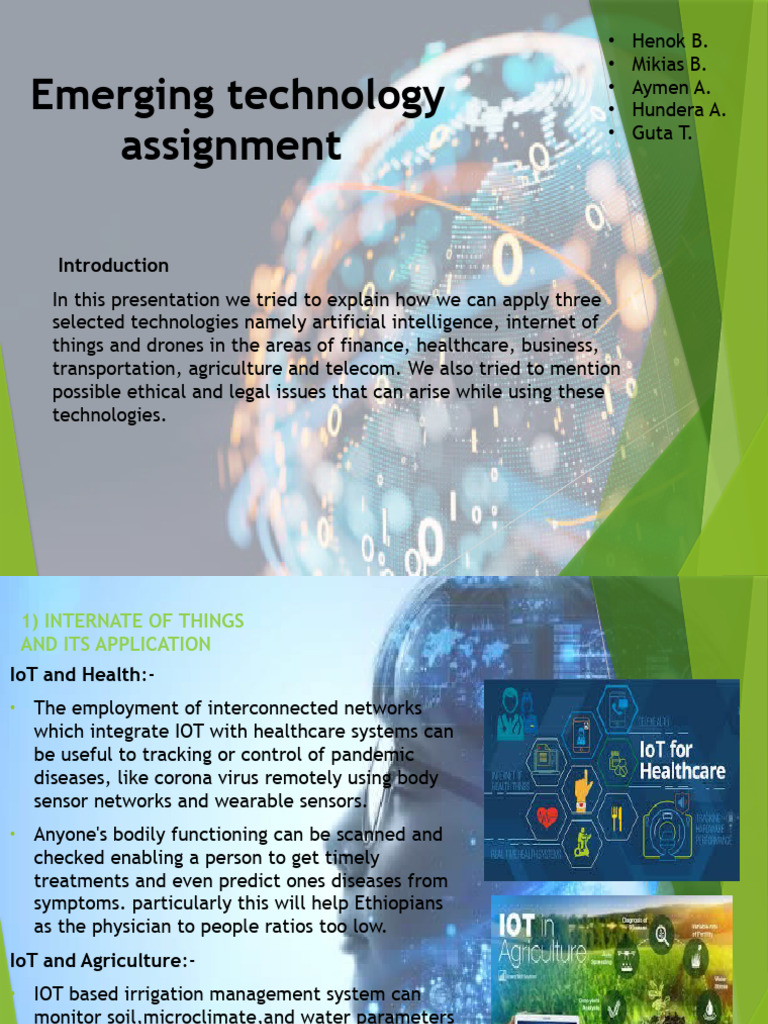 Modified Presentation | PDF | Internet Of Things | Unmanned Aerial Vehicle