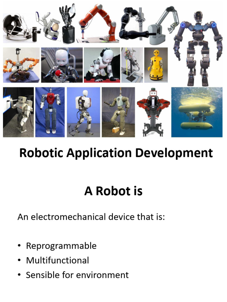 1 Introduction To Robotics Development | PDF | Robot | Robotics