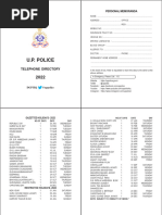 Police Dept Directory | PDF | Government Agencies | National Security