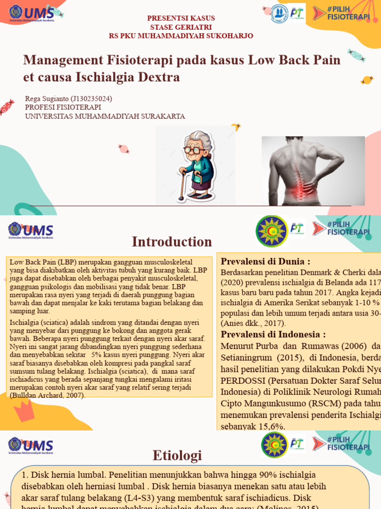 Presus Low Back Pain et causa Ischialgia Dextra | PDF