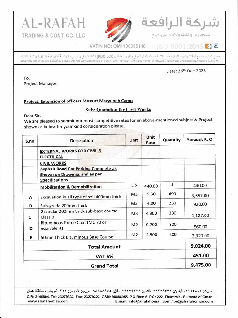 Rev QOUT For Extension of Officer Mes | PDF