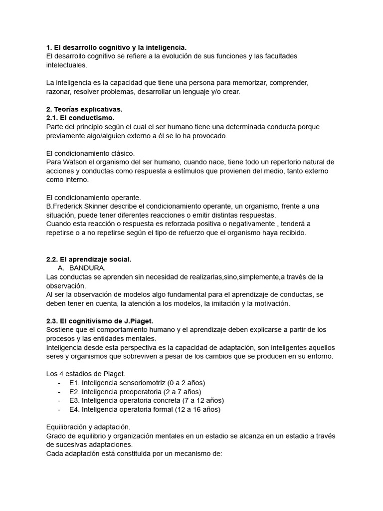 Tema 4 Dcm. | PDF | Discapacidad intelectual | Memoria