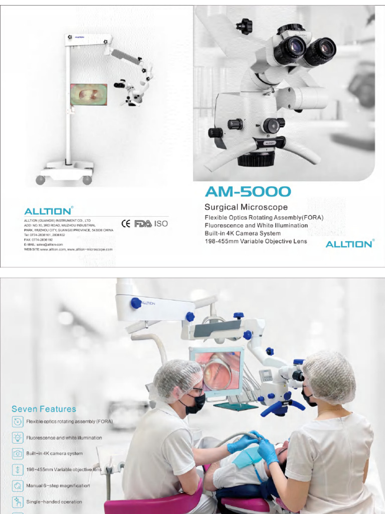 AM-5000 Surgical Microscope Catalogue | PDF