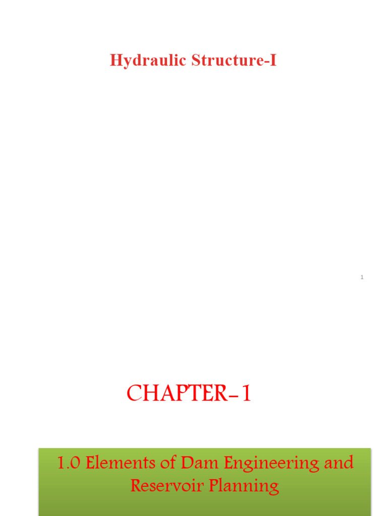 Overview of Dam Structures and Types | PDF | Dam | Reservoir