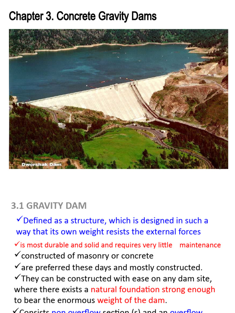 Chapter 2 Concret Dam | PDF | Dam | Stress (Mechanics)