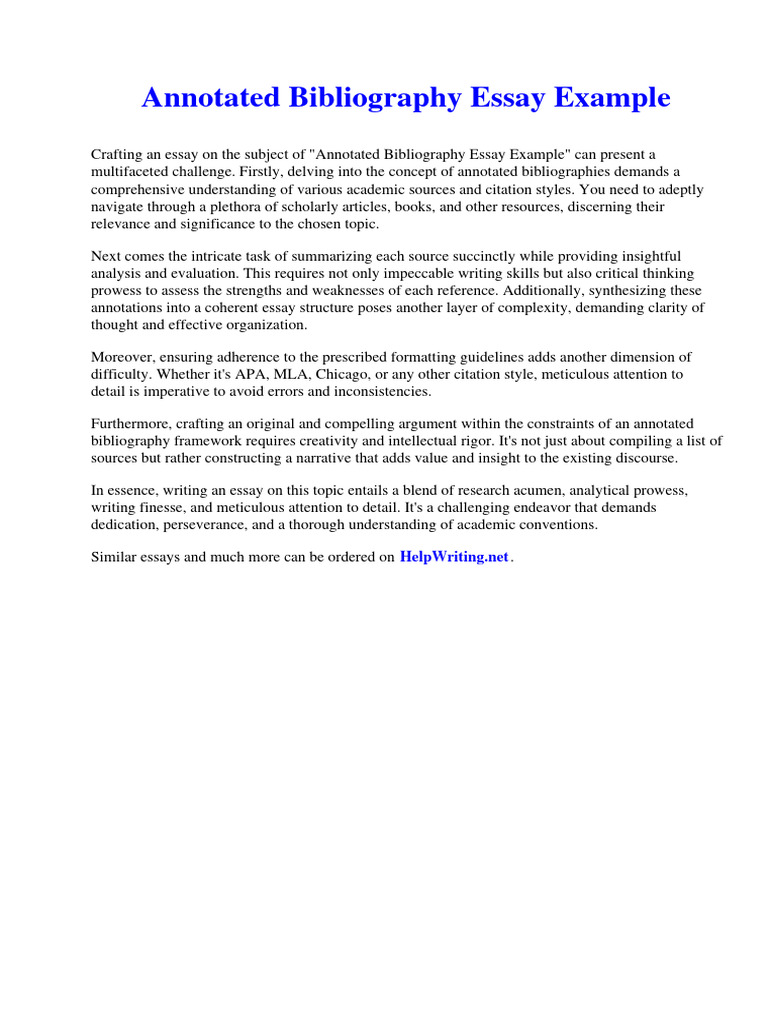 Annotated Bibliography Essay Example | PDF | Multiprotocol Label ...