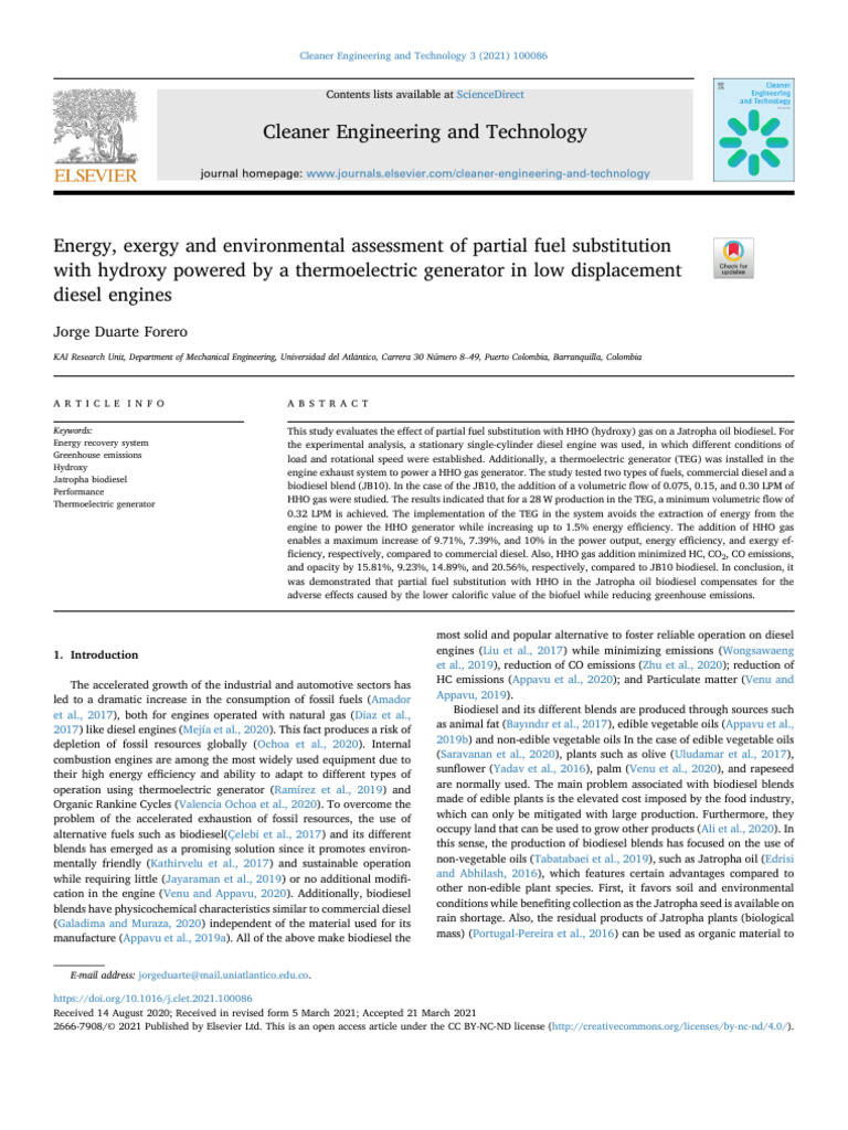 Energy, Exergy and Environmental Assessment of Partial Fuel ...