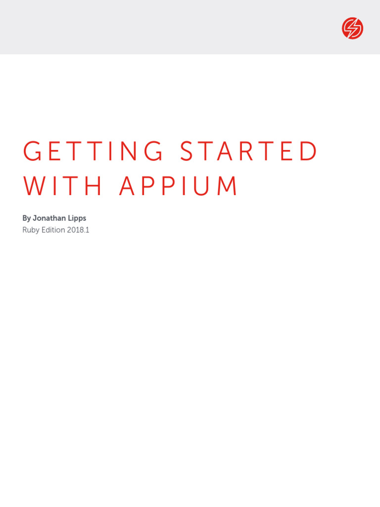 Getting Started with Appium Ruby Guide | PDF | Selenium (Software) | Android (Operating System)