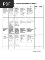 Rubrics (Sanaysay o Essay) | PDF
