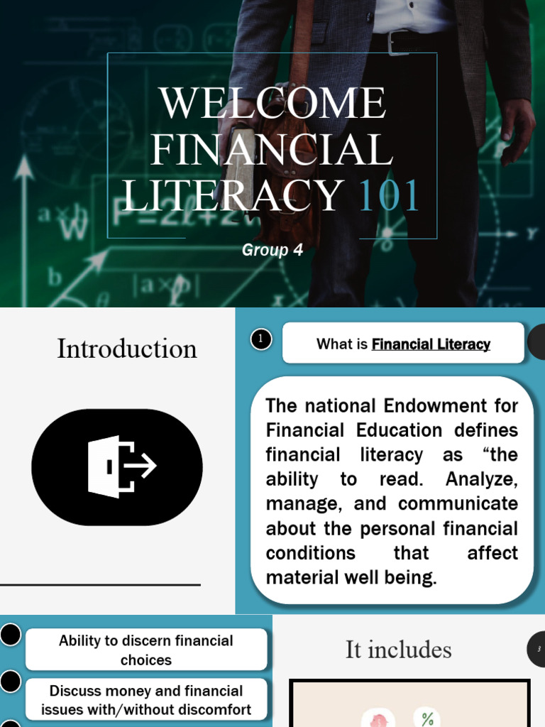 Financial Literacy - Introduction and Key Concepts | PDF | Saving ...