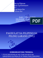FILIPINO5 Q2 6 Natutukoy Ang Tayutay (Pagsasatao o Personipikasyon) | PDF