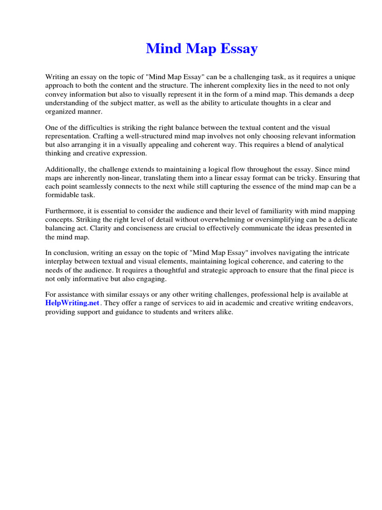 Mind Map Essay | PDF | Exoplanet | Critical Thinking