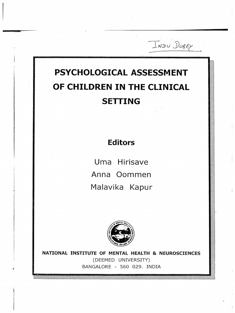 SLD Nimhans 1 | PDF