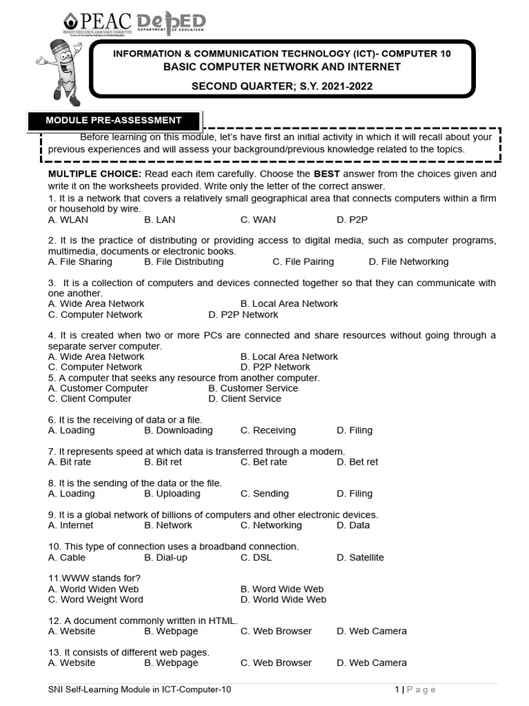 LM Ict Computer 10 2ndq | PDF | World Wide Web | Internet & Web