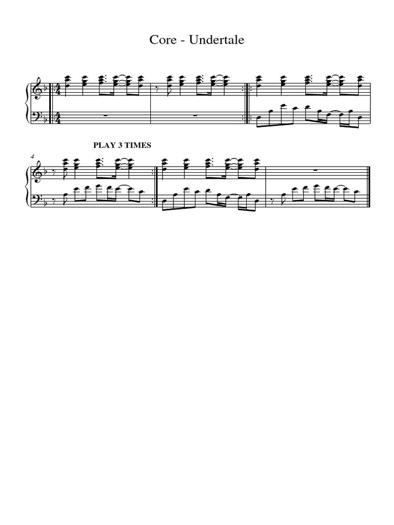 Core - Undertale | PDF