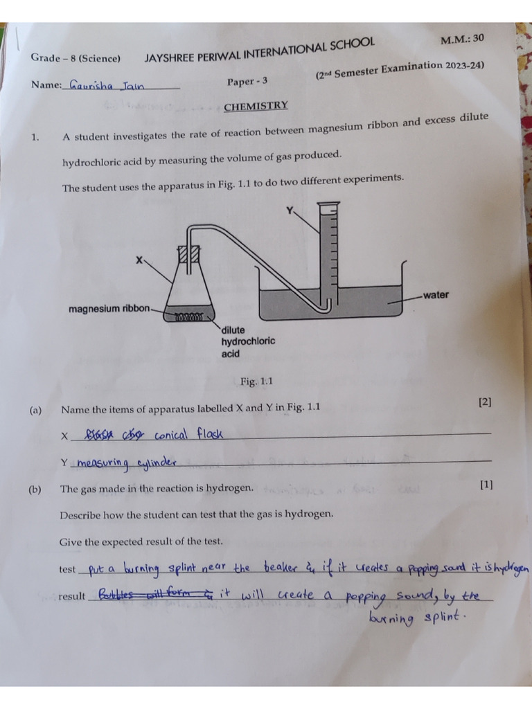 Science Paper 3 | PDF