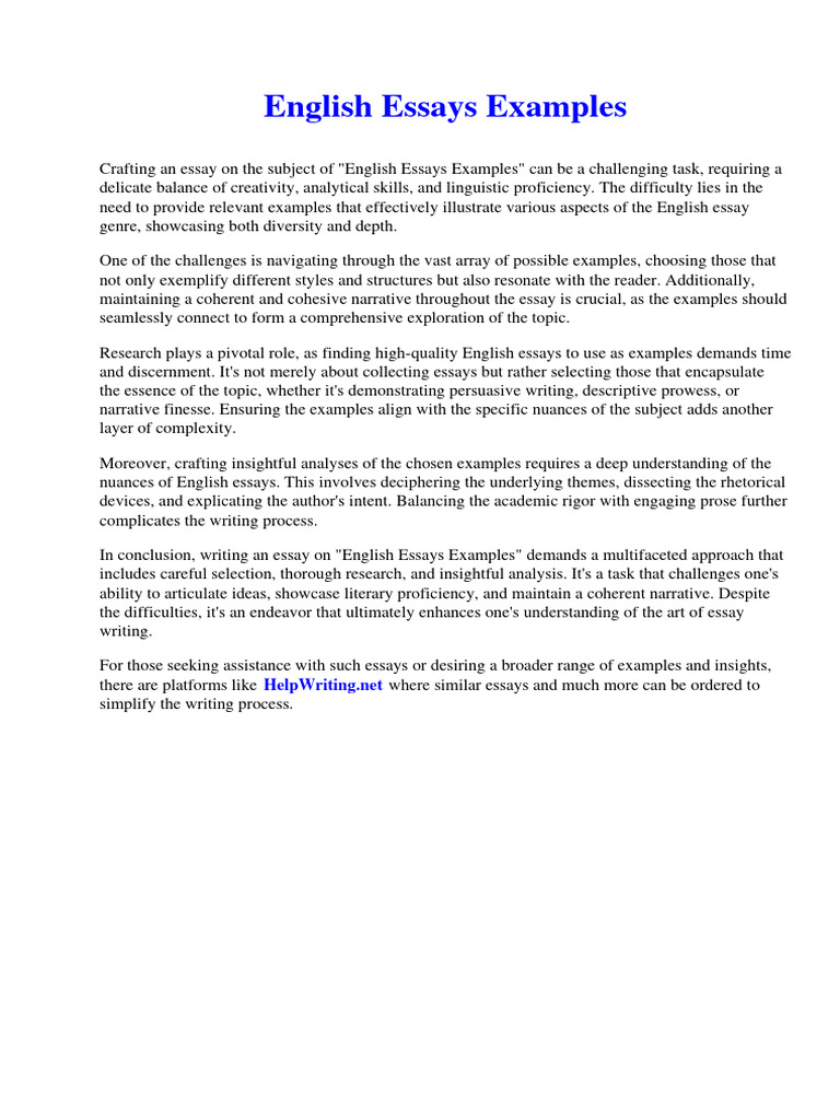 English Essays Examples | PDF | Essays | Food Truck