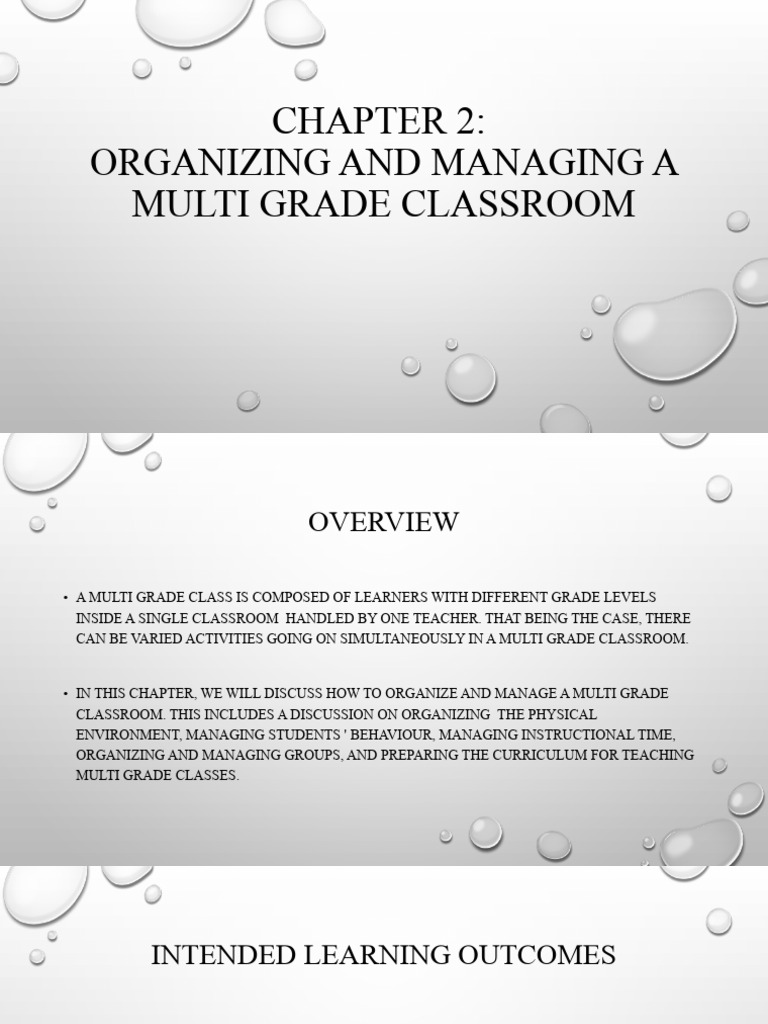 Managing a Multigrade Classroom | PDF | Classroom | Curriculum