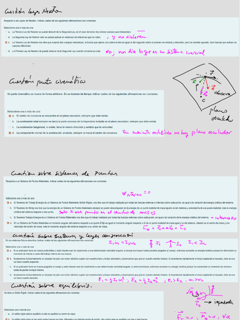 Física I. EF. Solución. Curso 2020-21. 1ed (2) | PDF