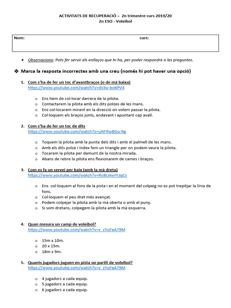 ACT REC 2n ESO | PDF