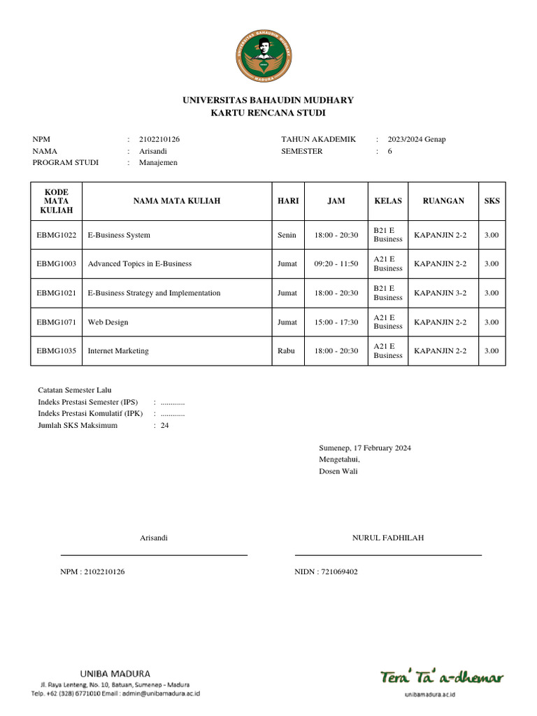 KRS Semester 6 | PDF | Information Technology