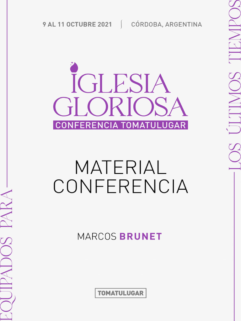 01 - Material Conferencia - Marcos Brunet | PDF
