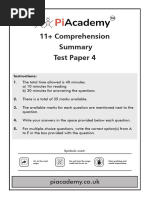 Bond 11 Plus English Test Answers | PDF