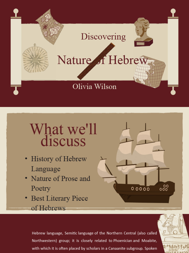 Hebrew Final PPT 3 | PDF | Hebrew Language | Bible