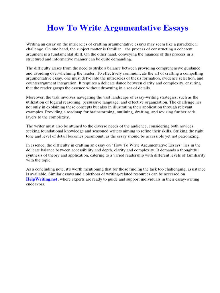 How To Write Argumentative Essays | PDF | Genetically Modified Crops | Genetic Engineering