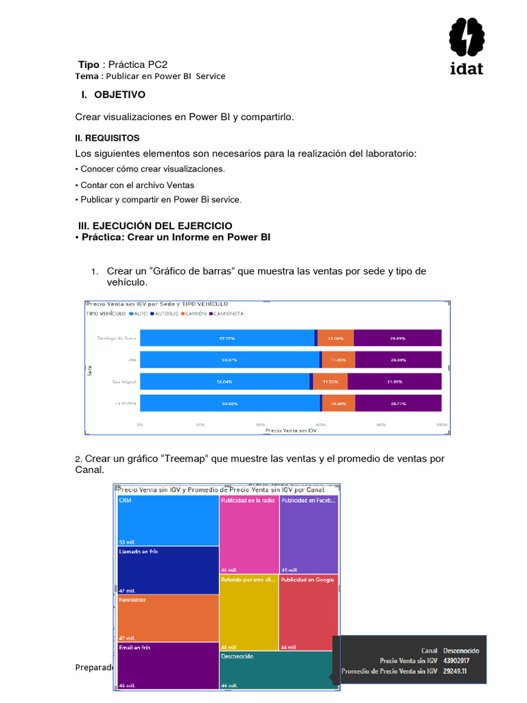 Practica Calificada PC2 - POWER BI | PDF