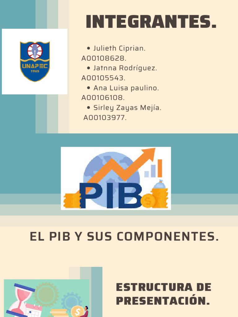 Guía Completa sobre el PIB y sus Componentes | PDF | Producto Interno ...