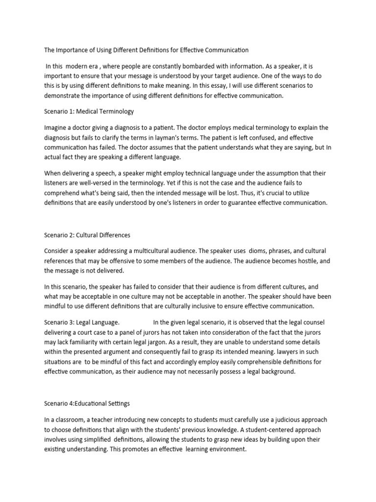 Effective Communication Strategies | PDF | Understanding | Communication