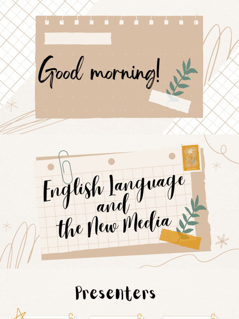 English Language and The New Media | PDF | New Media | Mass Media