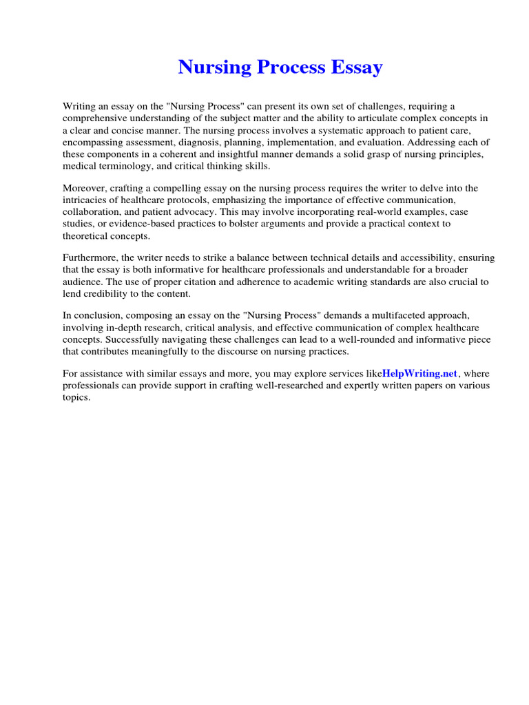 Nursing Process Essay | PDF | Polar Bear | Java (Programming Language) Nursing Process Essay | PDF | Polar Bear | Java (Programming Language)