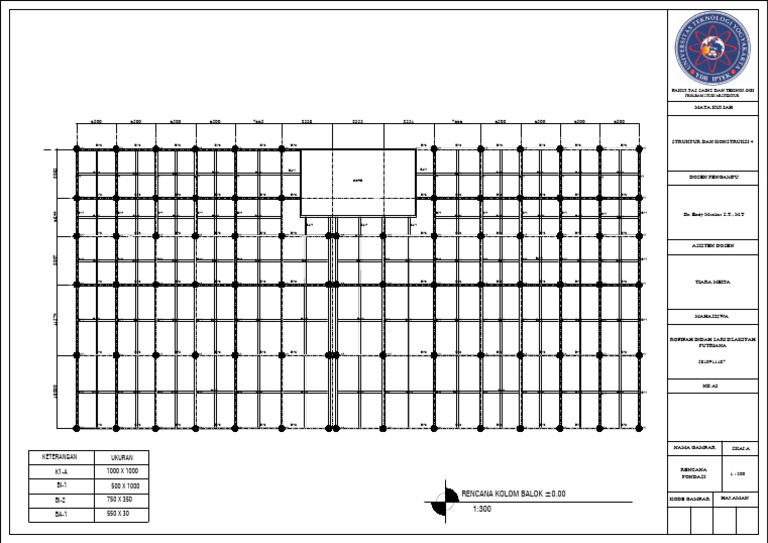 Rencana Kolom Basement | PDF