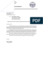 Letter To MDRRMO | PDF | Emergency Management | Disaster Risk Reduction