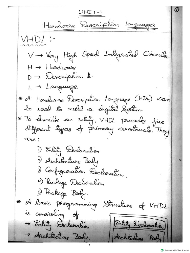 Dicd R20 - Unit-1 | PDF