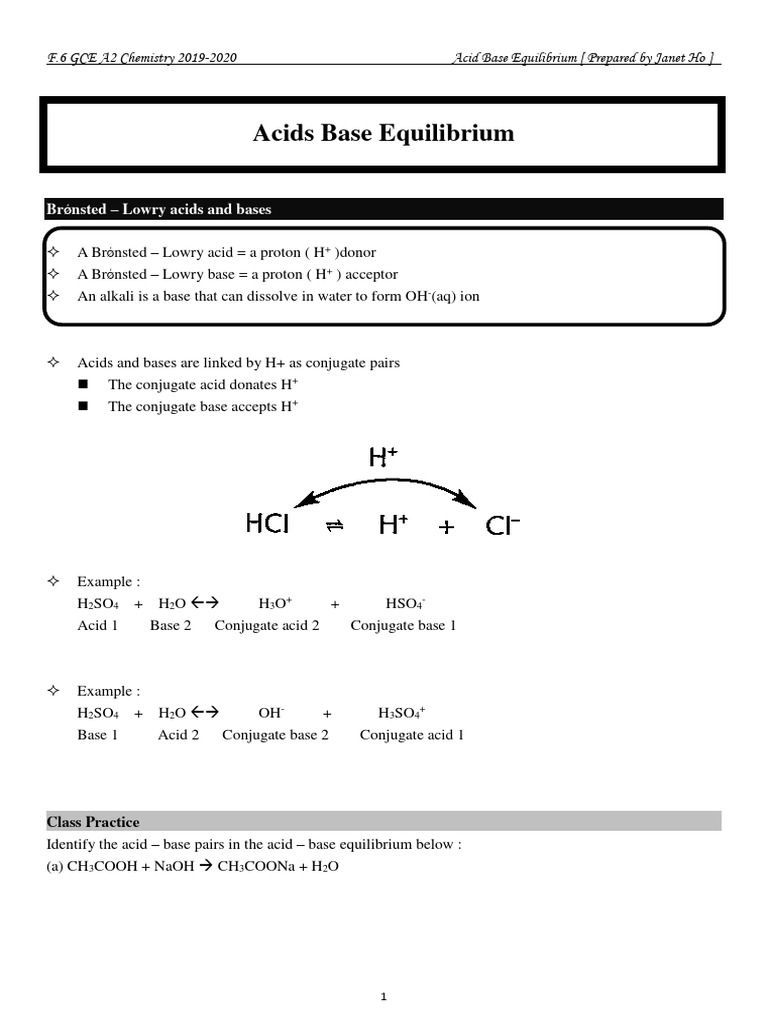 Acids and Bases | PDF