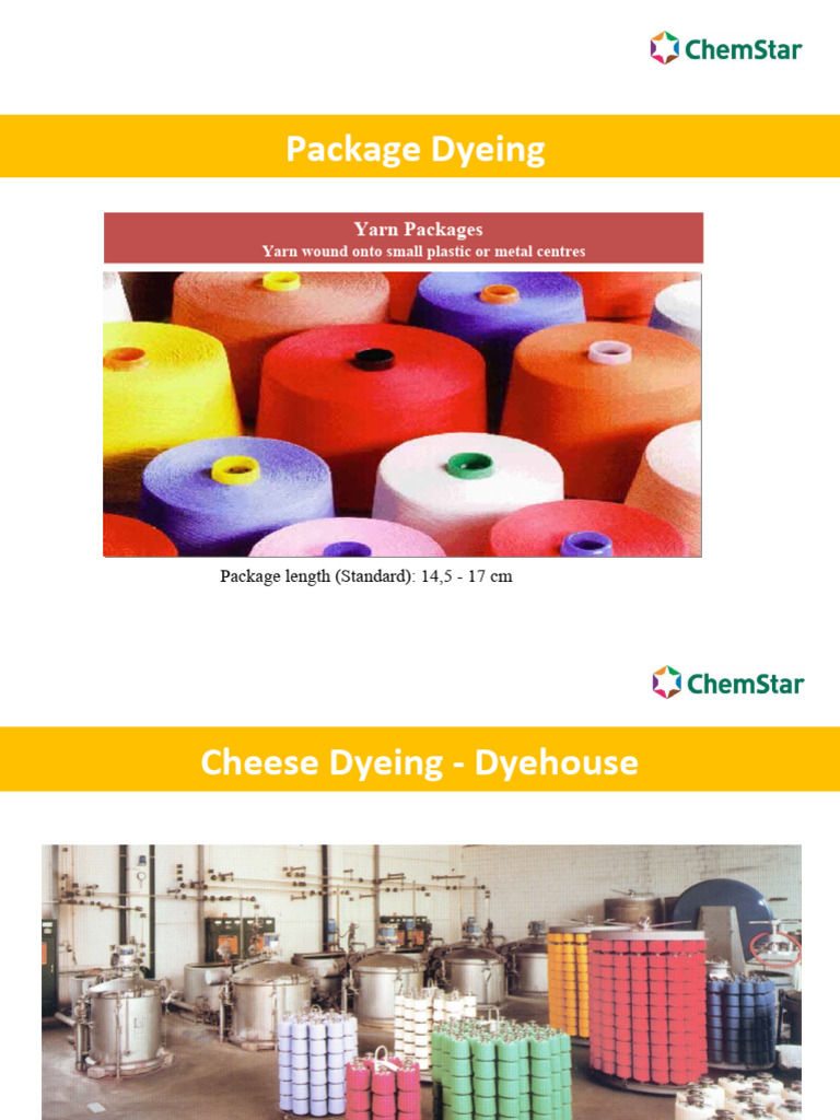Revised Yarn Package Dyeing 08.2012 | PDF | Dyeing | Flow Measurement